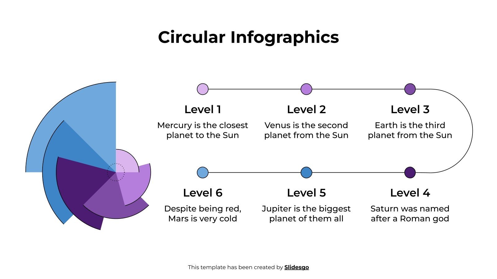 Circular Infographics template