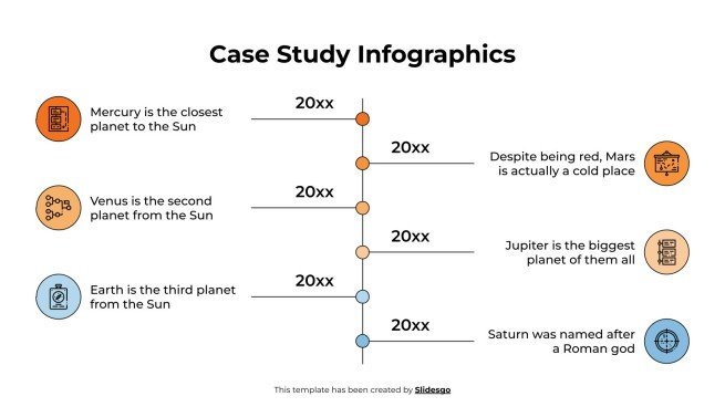 Case Study Infographics template