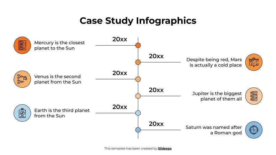 Case Study Infographics template