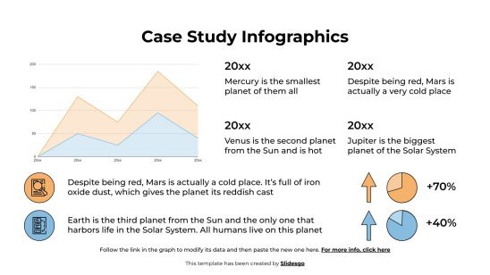 Case Study Infographics template