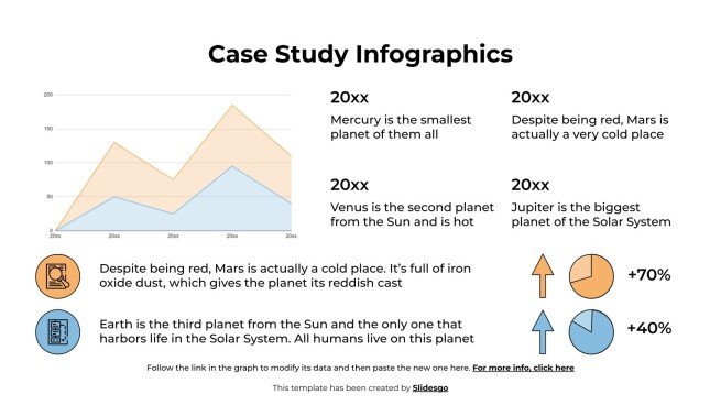 Case Study Infographics template