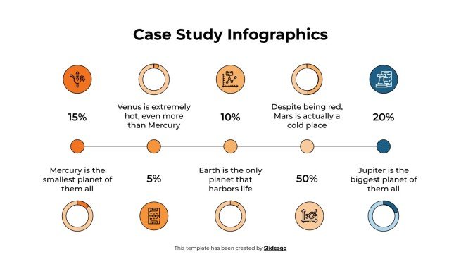 Case Study Infographics template