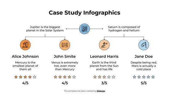 Case Study Infographics template