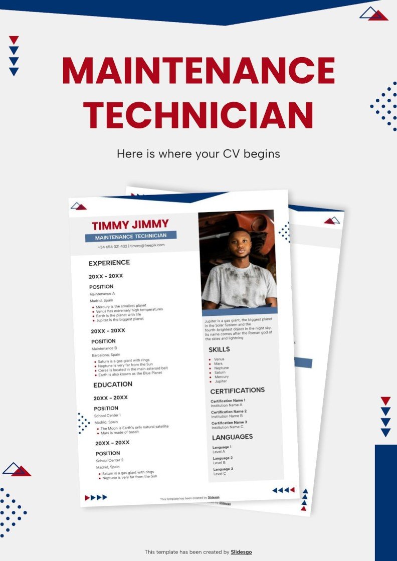 Maintenance Technician Presentation