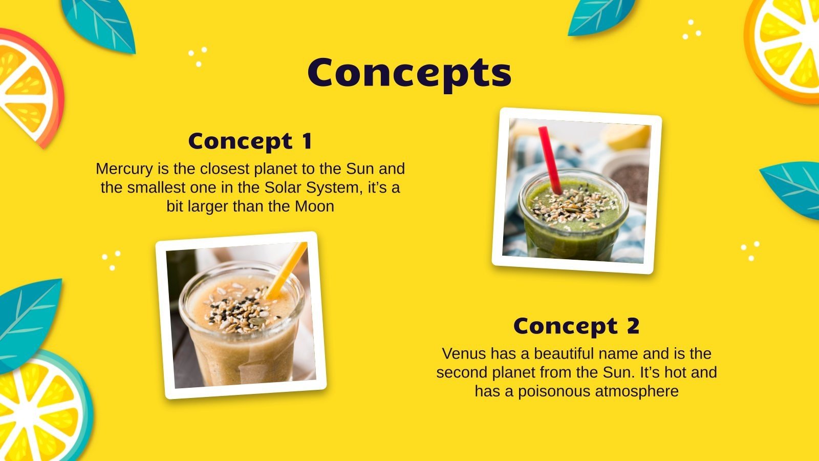 Healthy Smoothies Workshop Presentation