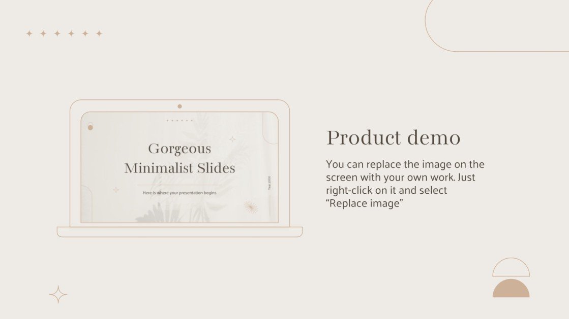 Gorgeous Minimalist Slides Presentation