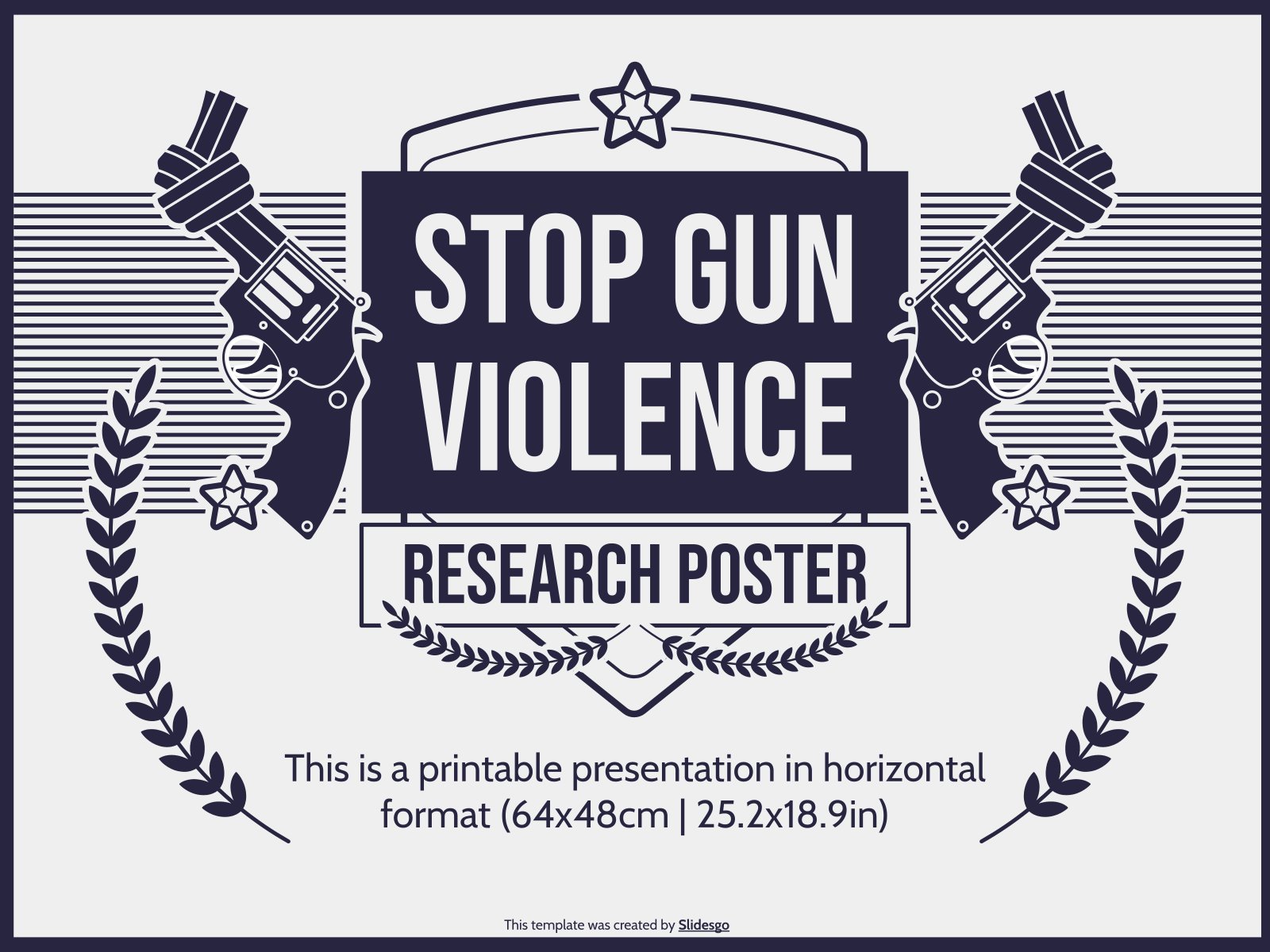 Stop Gun Violence Research Poster Presentation