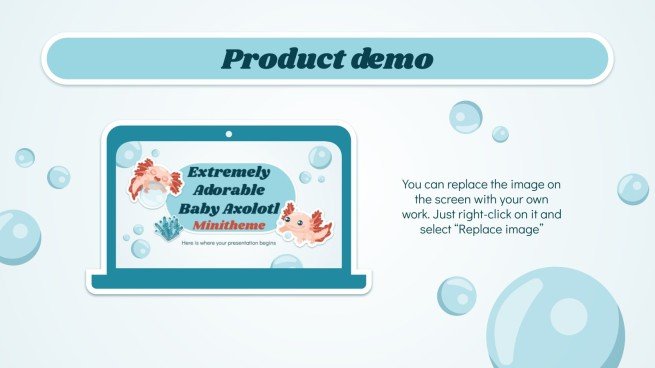 Extremely Adorable Baby Axolotl Minitheme Presentation