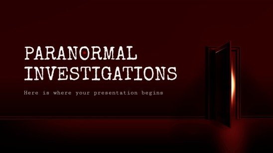 Free Google Slides & PowerPoint Templates about Mystery