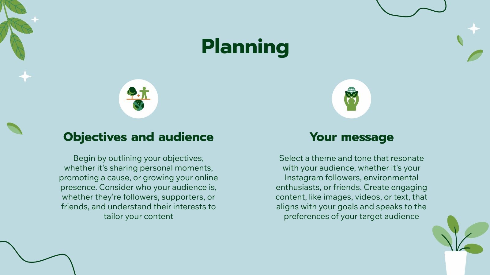 Save Earth! Social Media Strategy Presentation