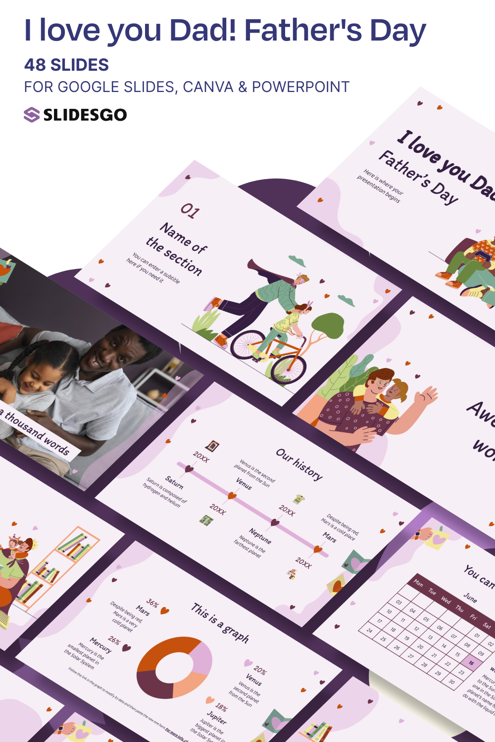 I love you Dad! Father's Day Presentation