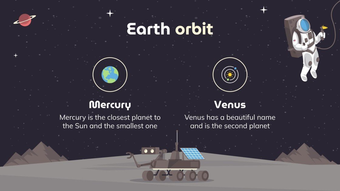 Astronaut Adventures in Far Away Planets Presentation
