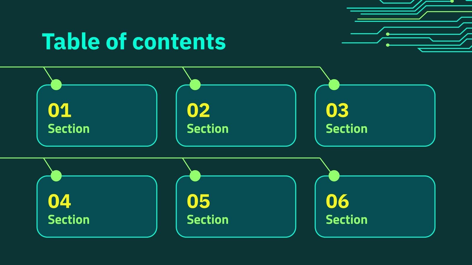 Motherboard Pattern Business Meeting Presentation