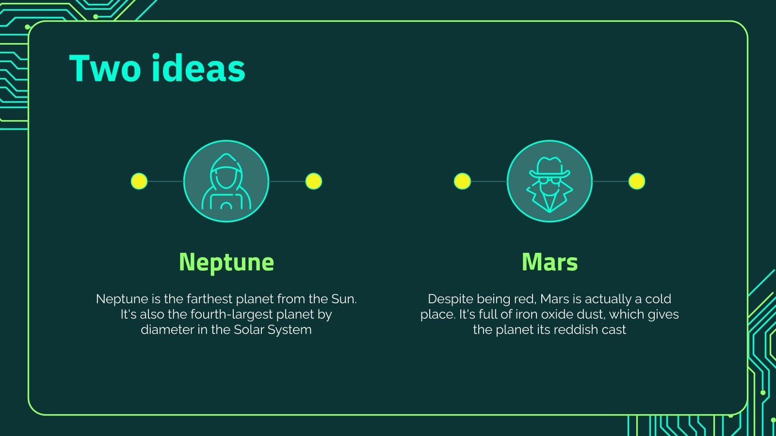 Motherboard Pattern Business Meeting Presentation
