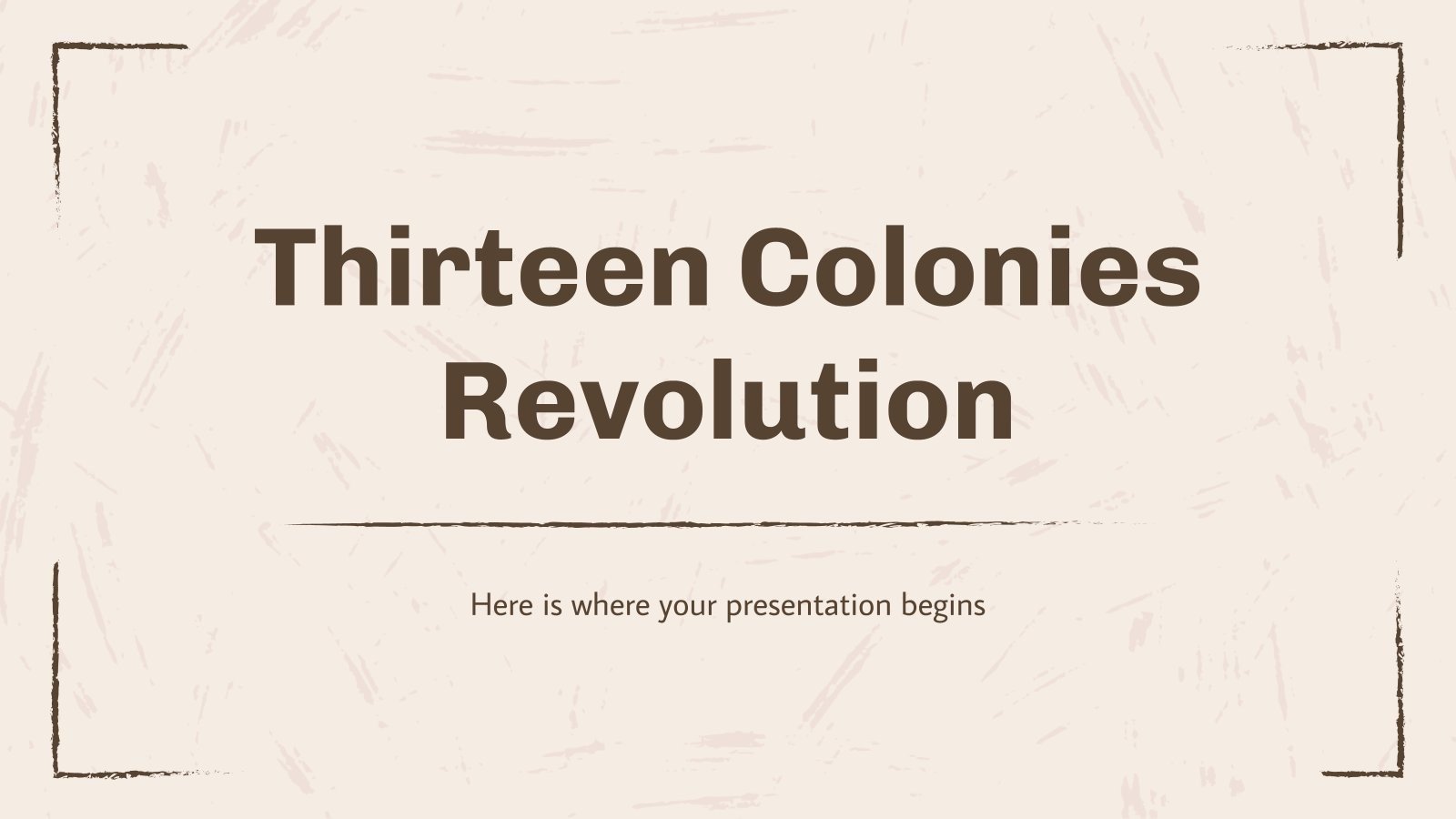 Thirteen Colonies Revolution Presentation