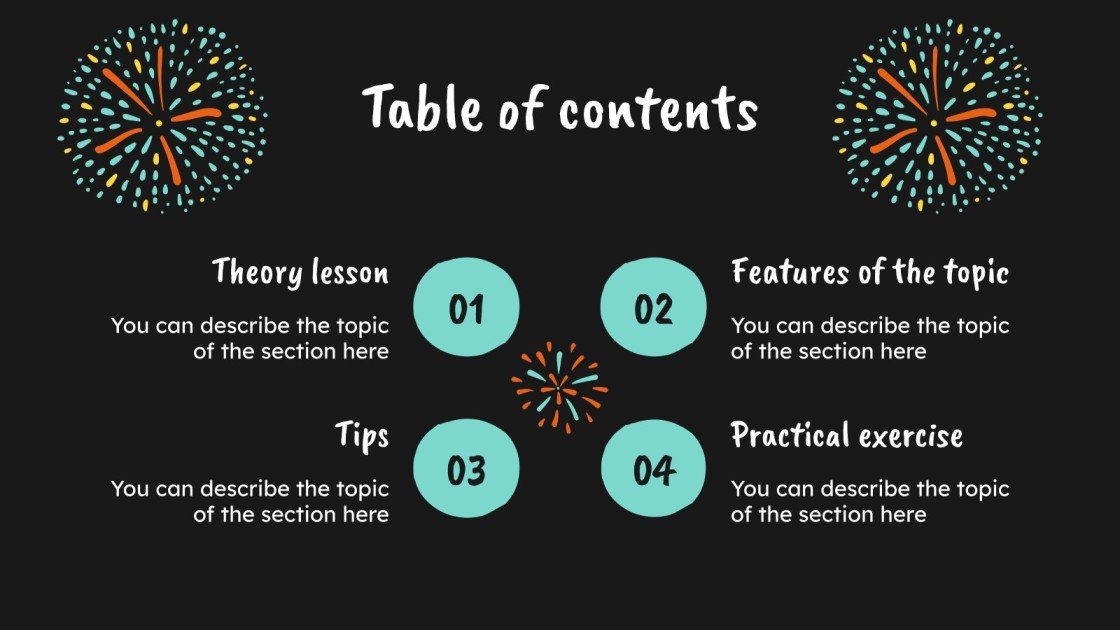 Fireworks Workshop Presentation