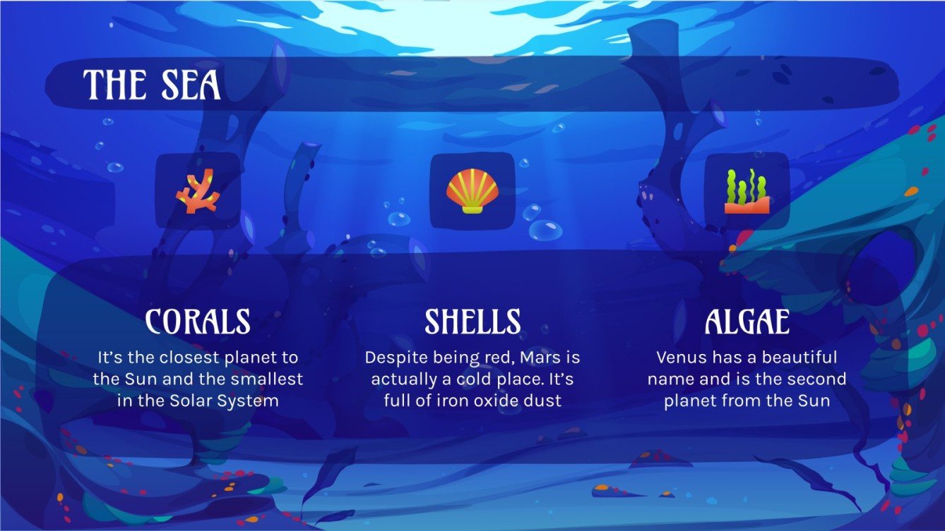 Mermaid Underwater Adventure Minitheme Presentation