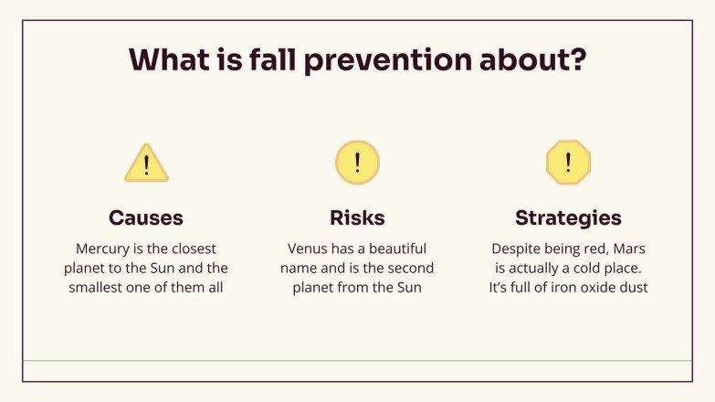 Fall Prevention Workshop Presentation