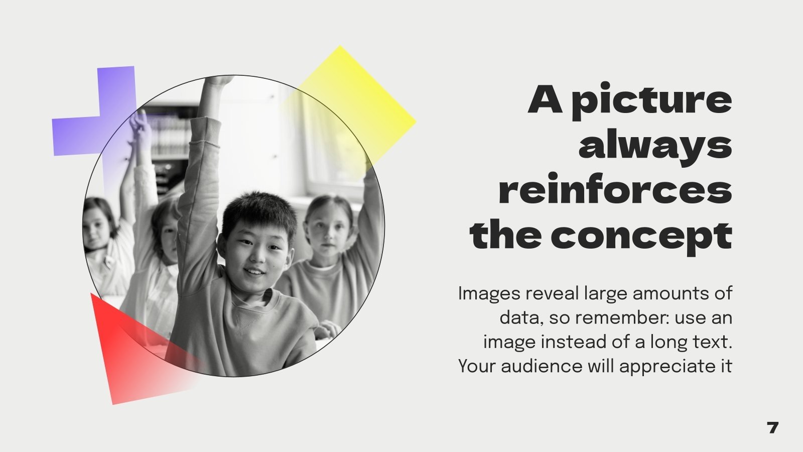 Geometric Prime Color Gradients Style School Center