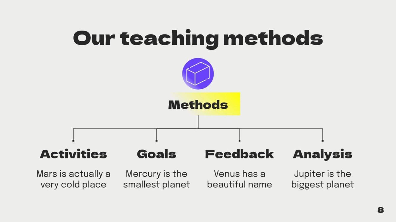 Geometric Prime Color Gradients Style School Center