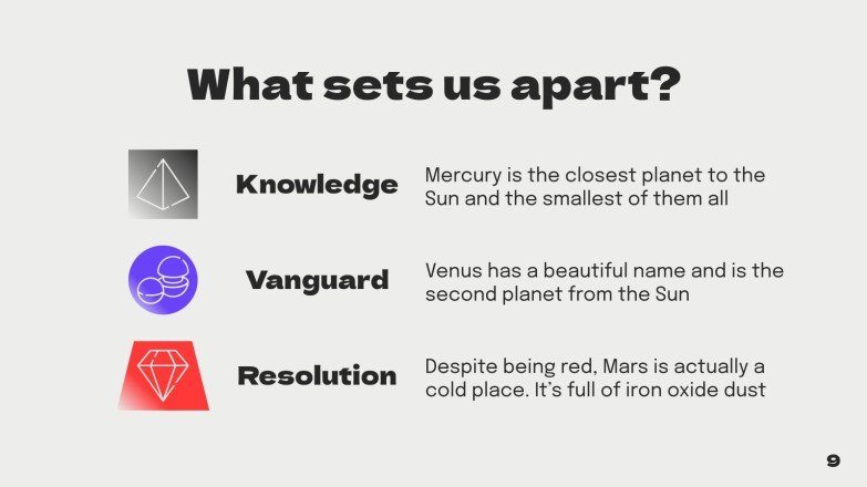 Geometric Prime Color Gradients Style School Center