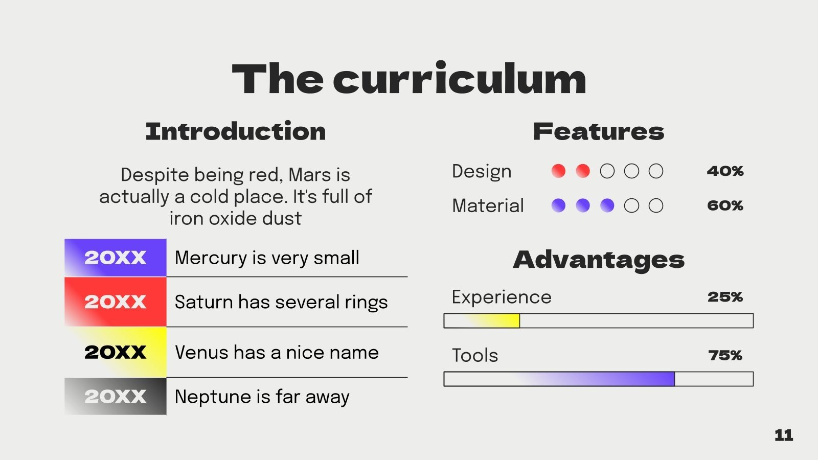Geometric Prime Color Gradients Style School Center