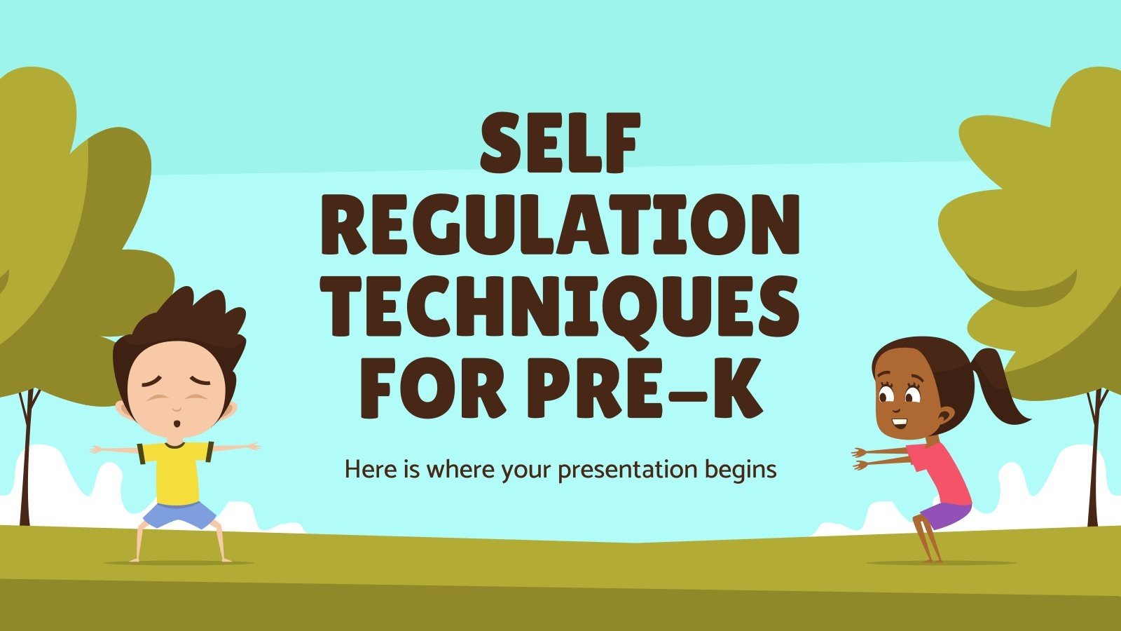 Self Regulation Techniques for Pre-K Presentation
