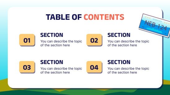 License Plates Minitheme Presentation