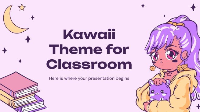 Free Kawaii Google Slides themes and PowerPoint templates