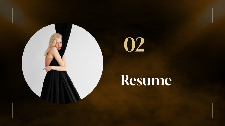 Dramatic Actor Portfolio Presentation