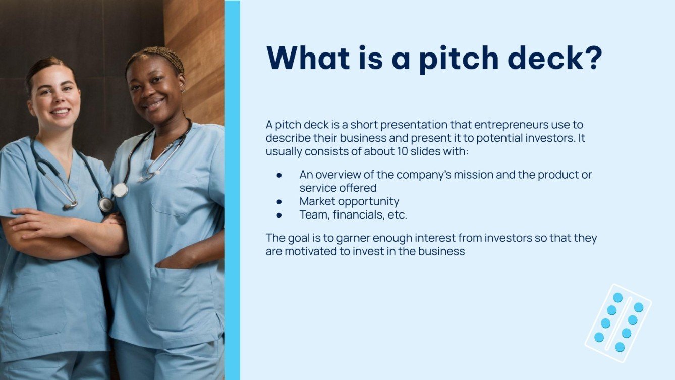 Community Nursing Center Pitch Deck Presentation