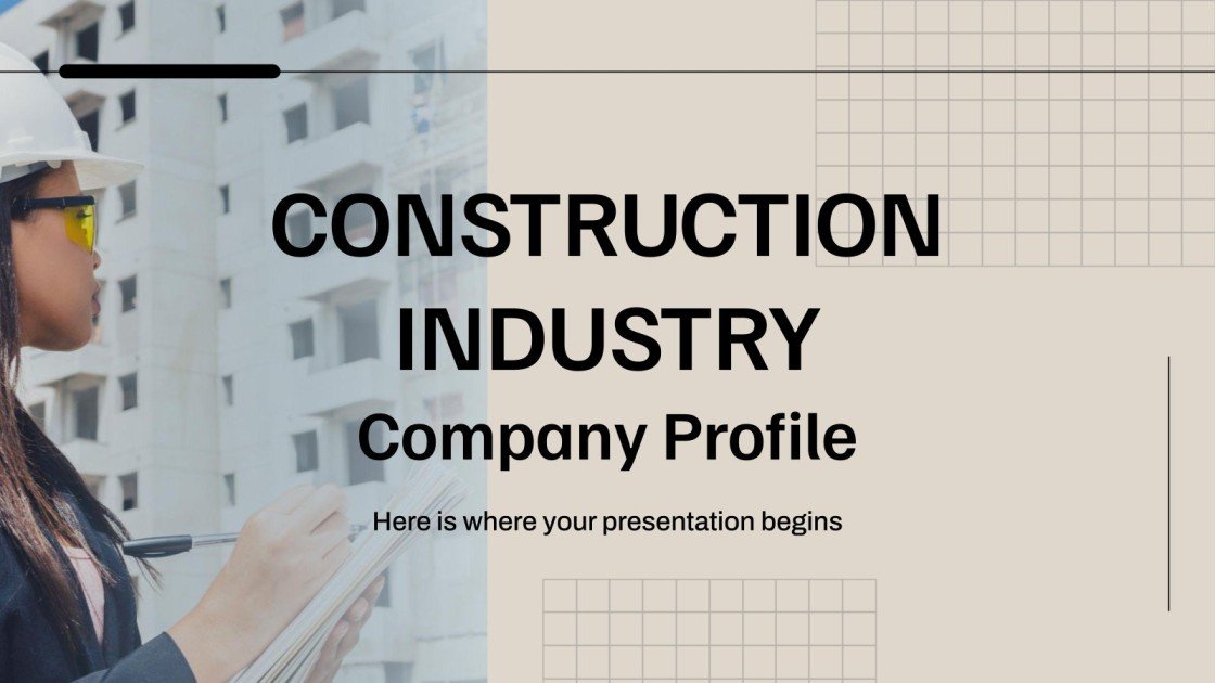 Free Construction-themed templates for Google Slides & PPT