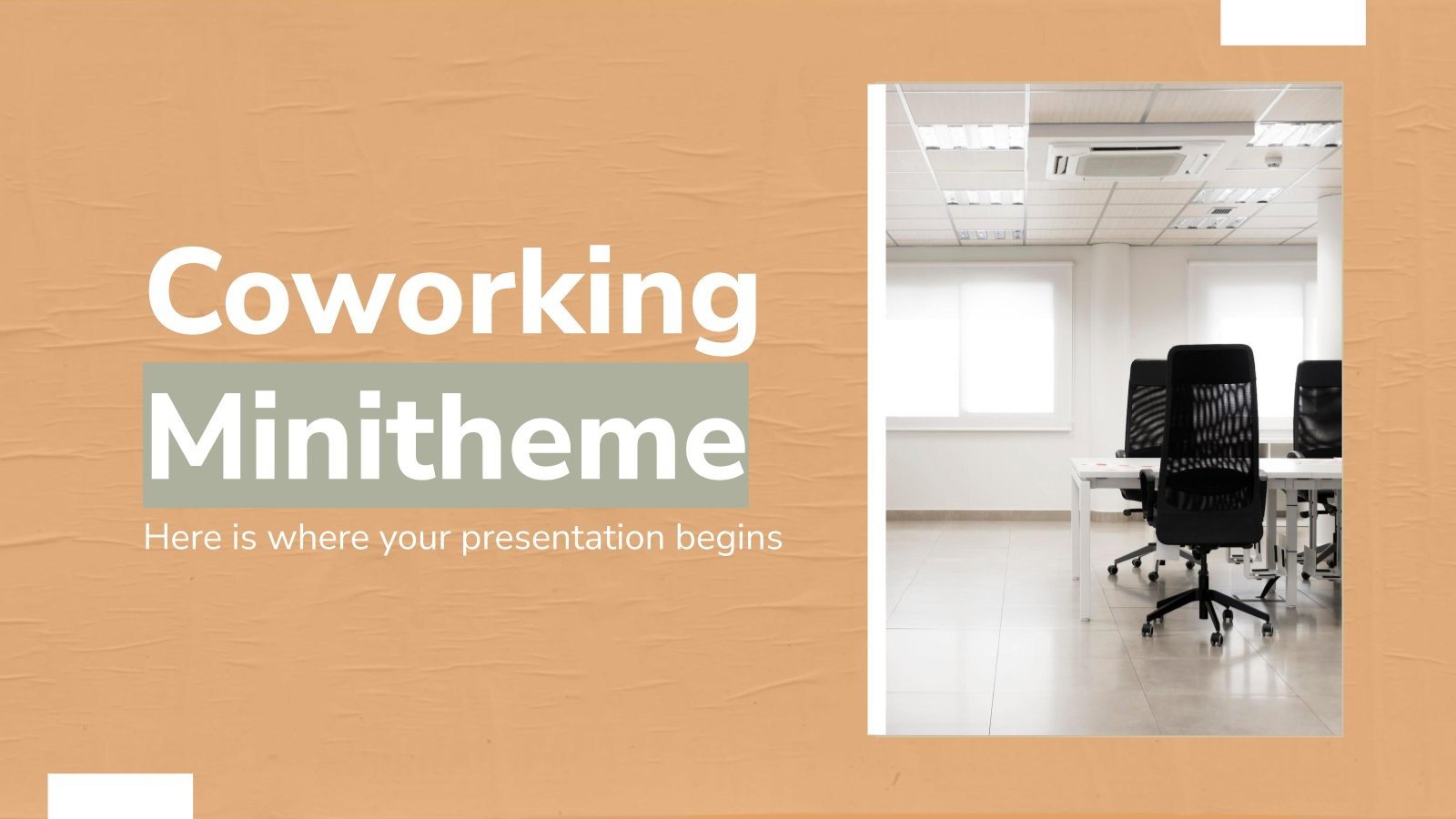 Coworking Minitheme by Slidesgo Presentation