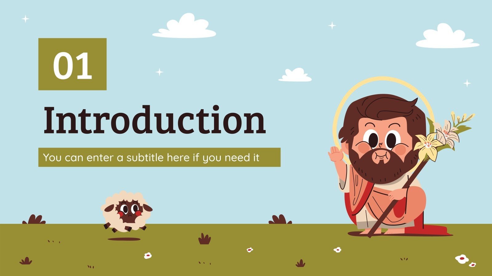 Religion Subject for Pre-K: Learn about Jesus Presentation