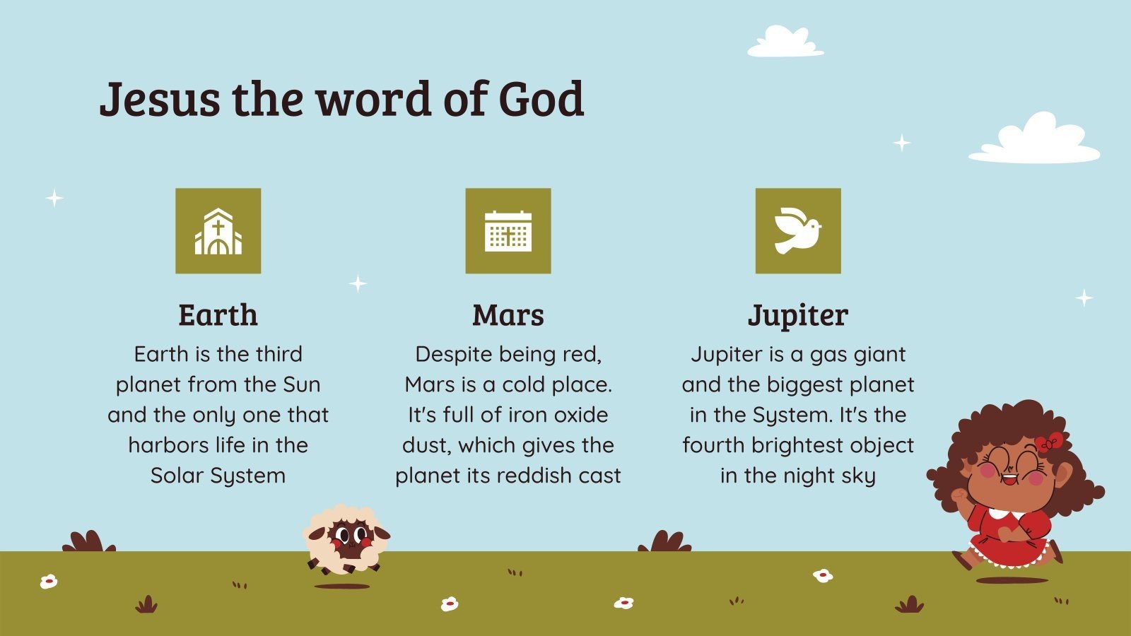 Religion Subject for Pre-K: Learn about Jesus Presentation