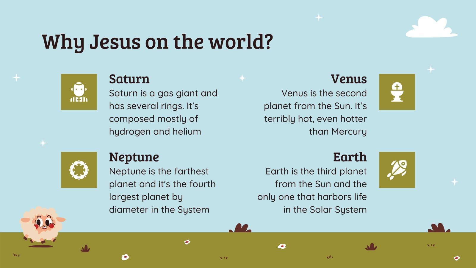 Religion Subject for Pre-K: Learn about Jesus Presentation