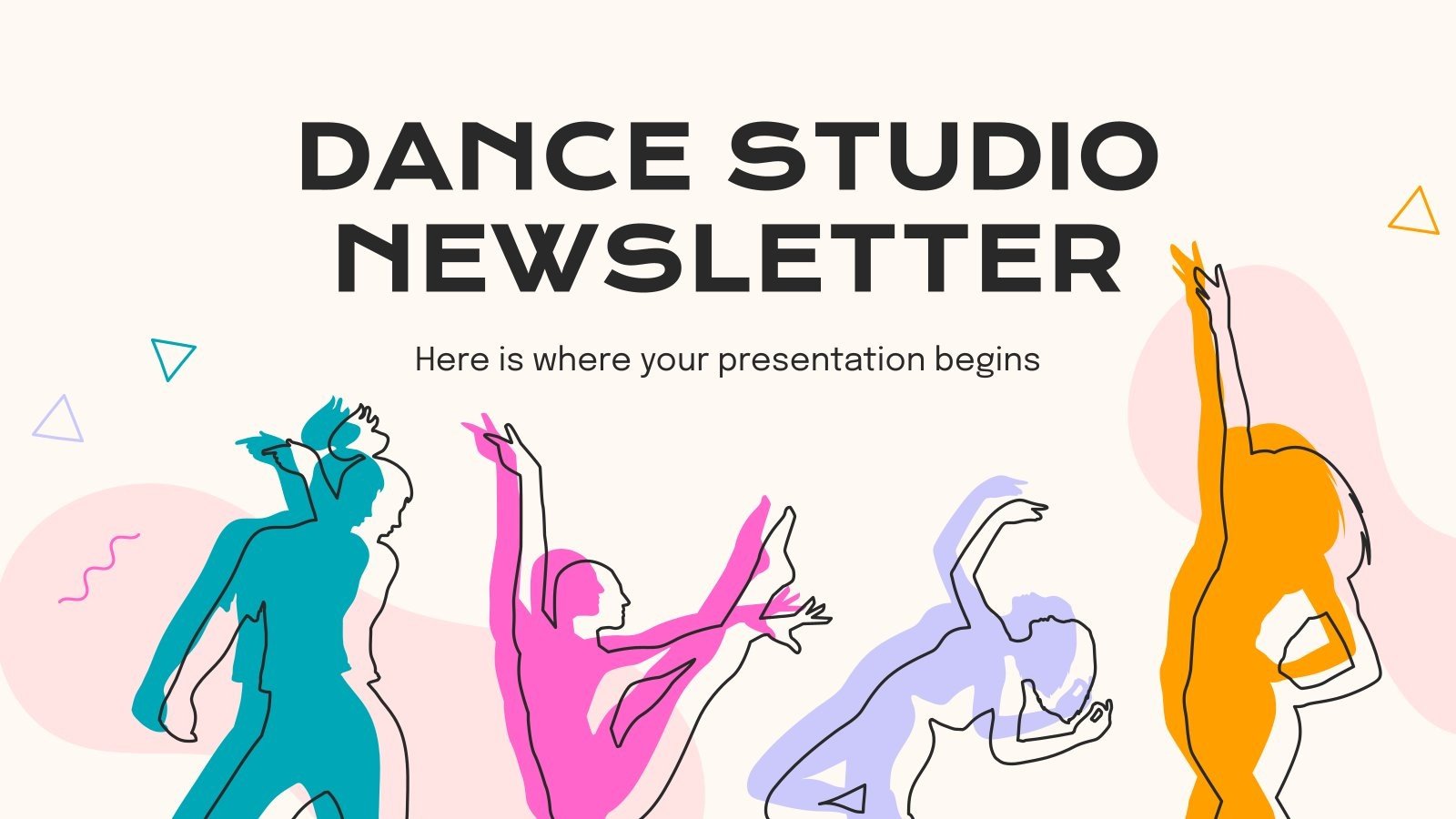Dance Studio Newsletter Presentation