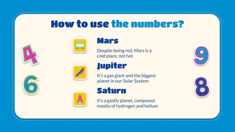 Math Subject for Pre-K: Number Sense Presentation