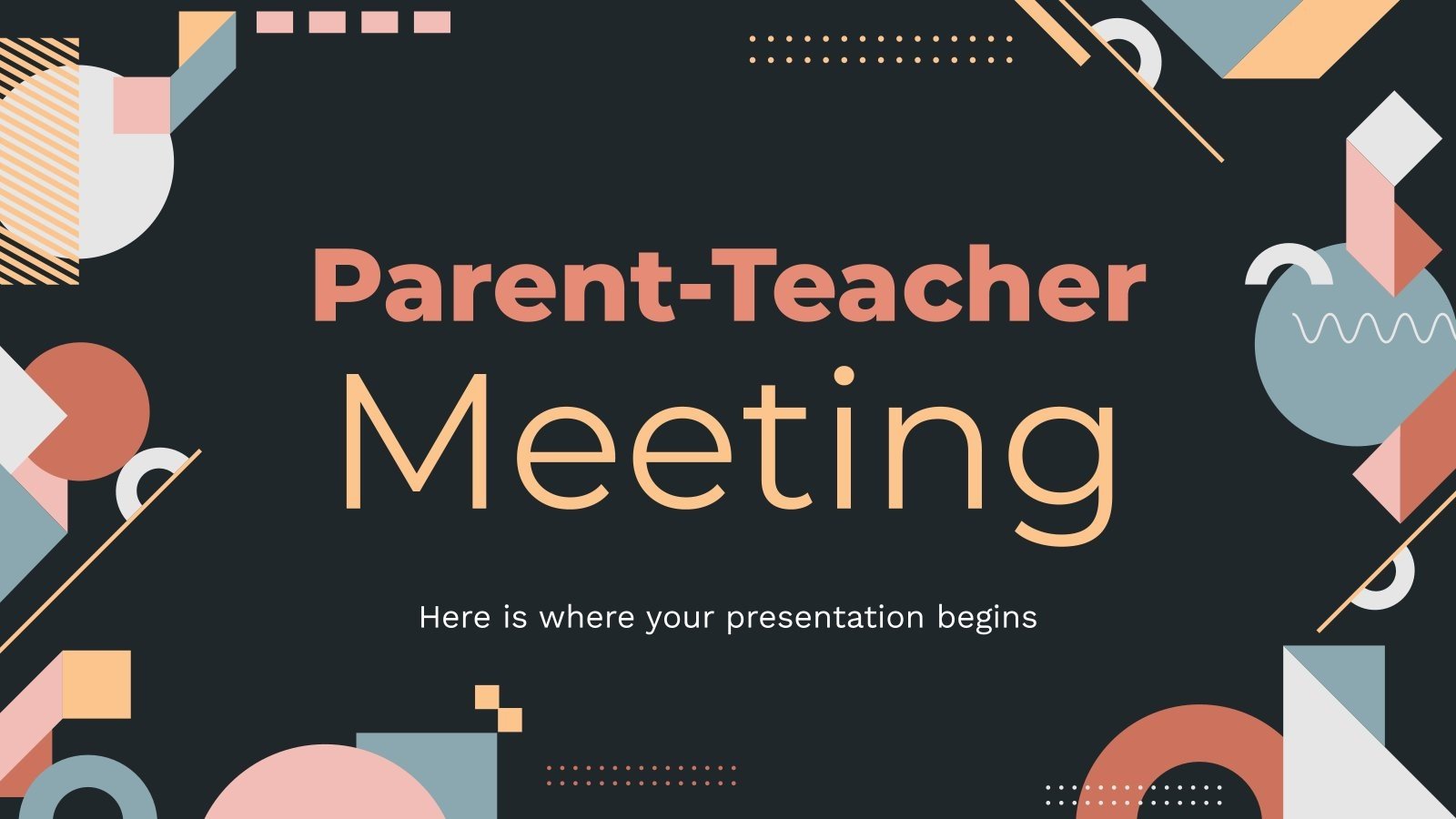 Presentación Reunión de padres y maestros