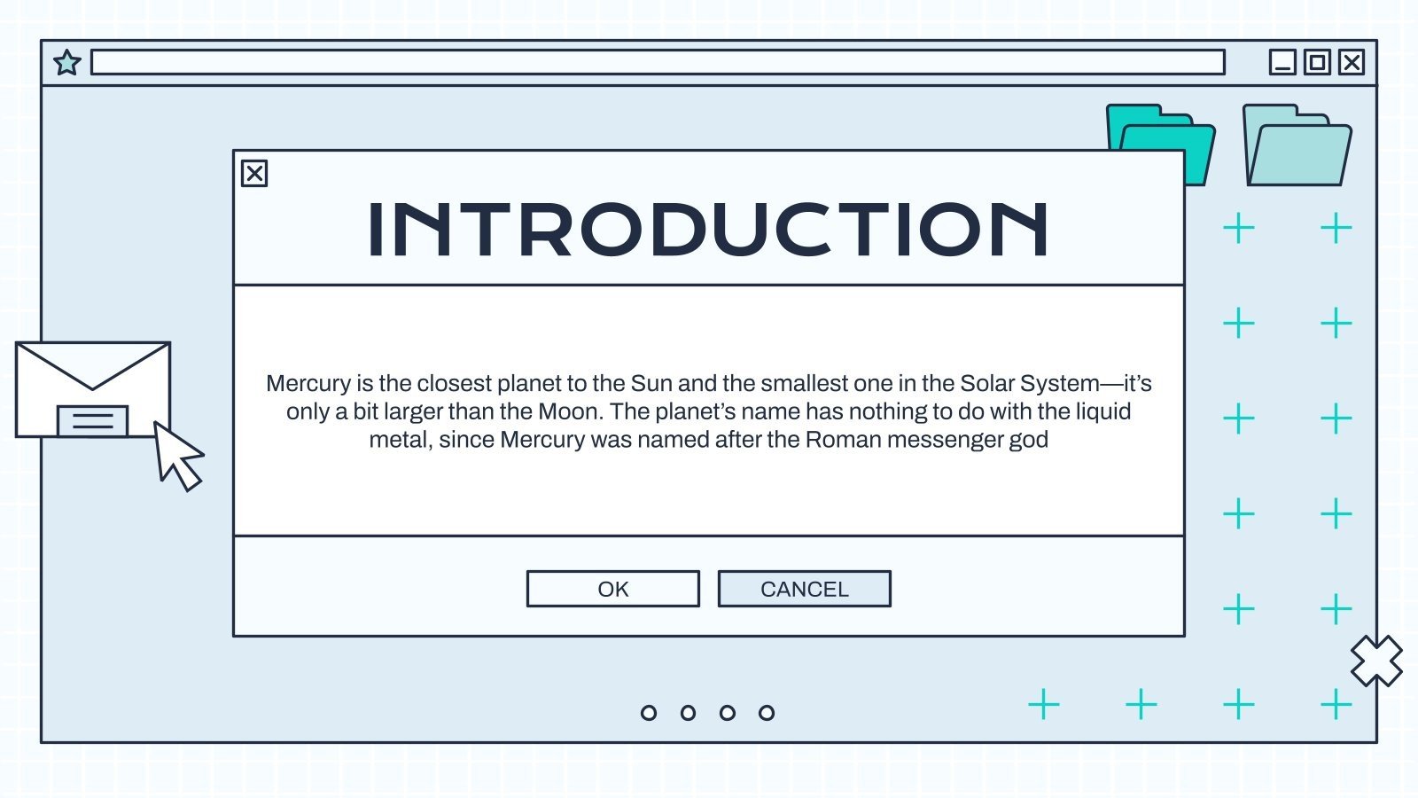 Monochrome Pastel Interface Pitch Deck Presentation
