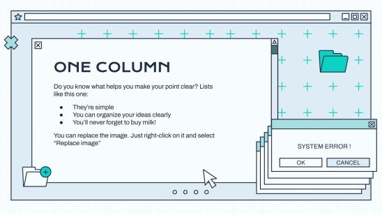 Monochrome Pastel Interface Pitch Deck Presentation