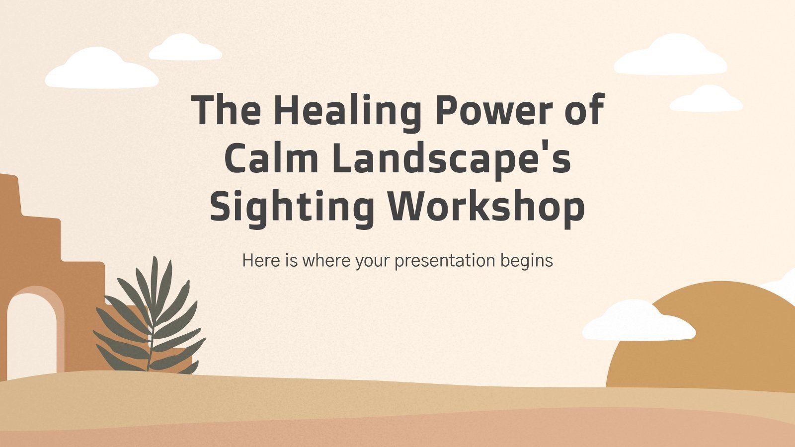 The Healing Power of Calm Landscape's Sighting Workshop