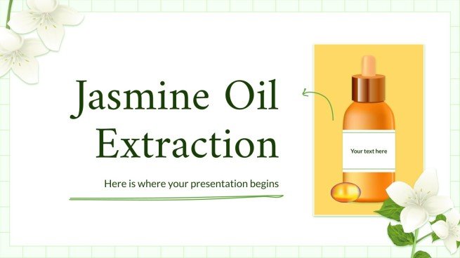 Jasmine Oil Extraction Presentation