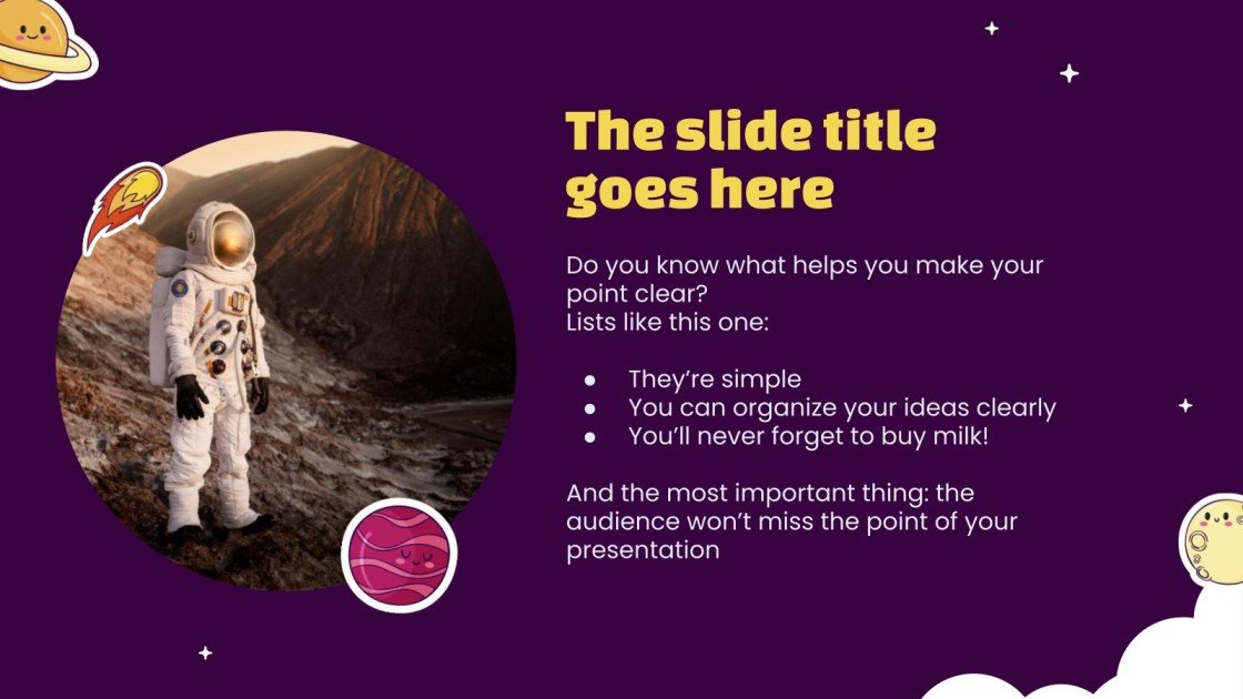 Outer Space Adventure Minitheme Presentation