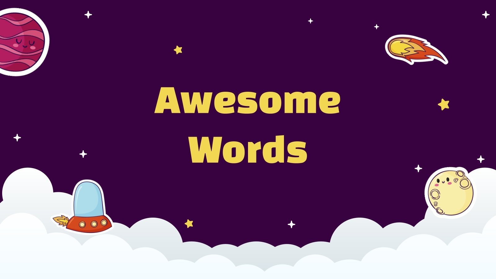 Outer Space Adventure Minitheme Presentation