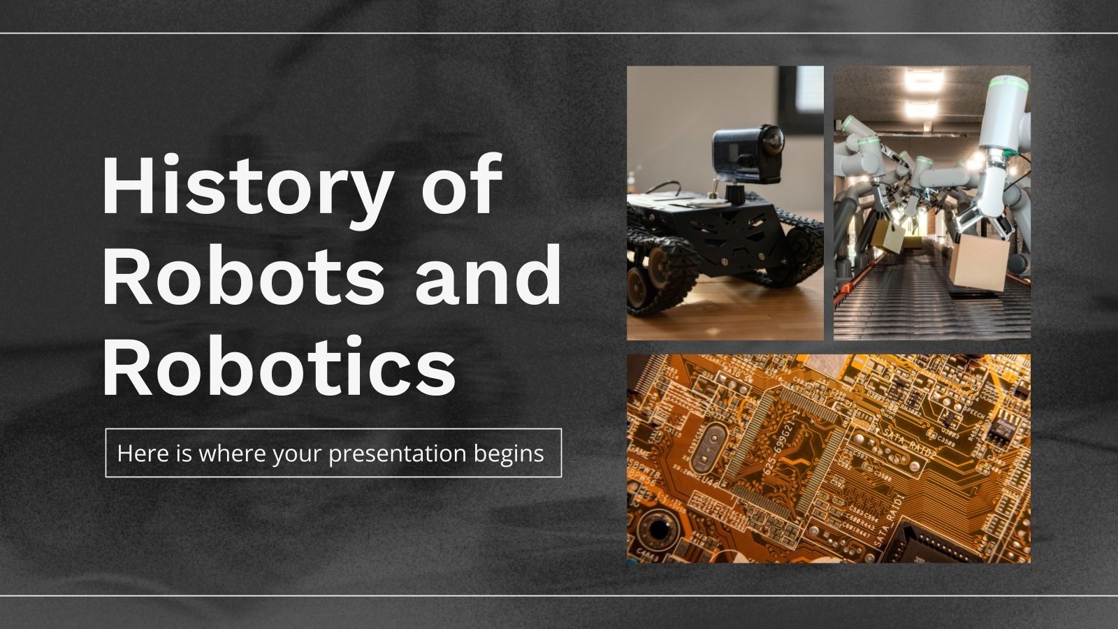 Modèles gratuits de Google Slides et PowerPoint sur les robots