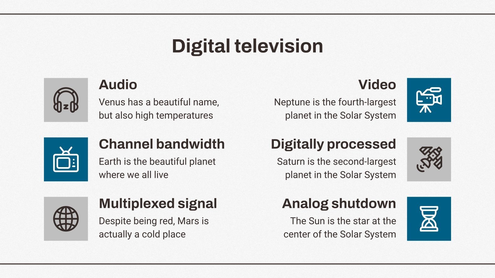Audiovisual Communication Major: History of Television