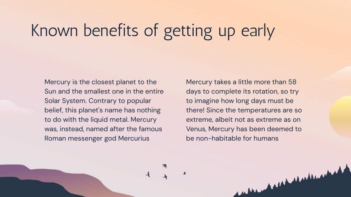 Morning Work: Awaken your Mind Presentation