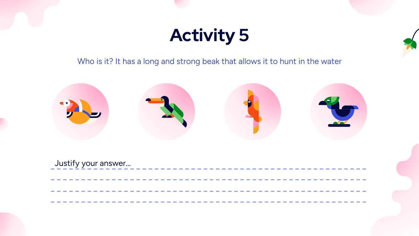 Biology Activities for Middle School: Bird's Beaks