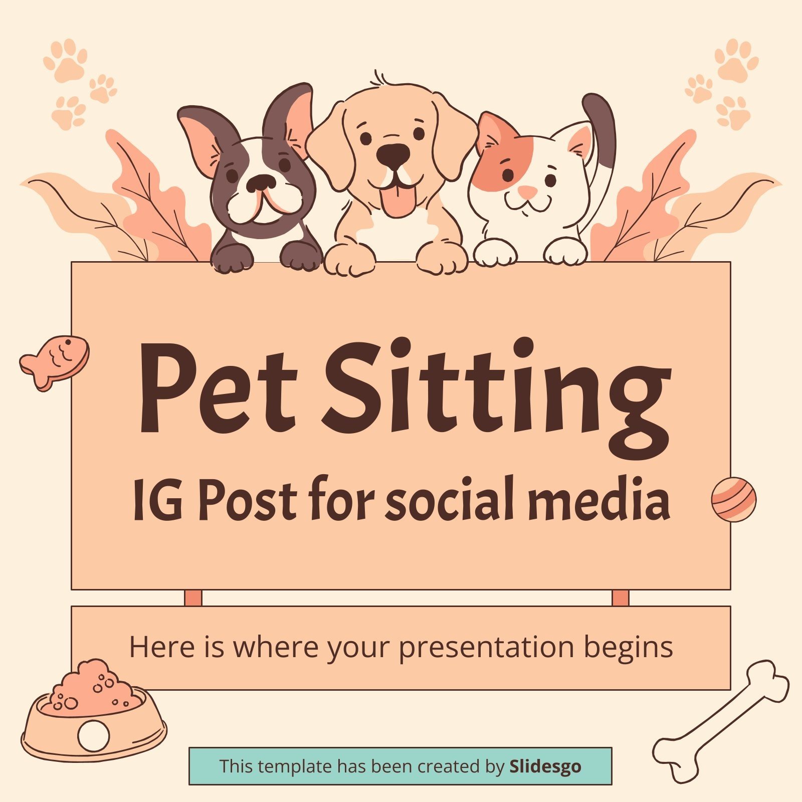 Plantillas de Google Slides y PowerPoint para Posts de Instagram